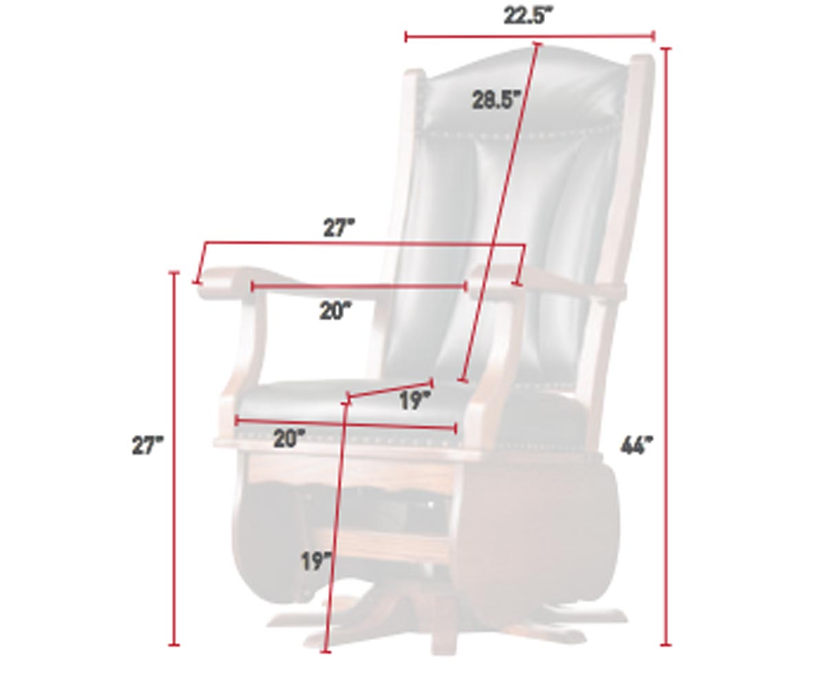 Swivel Glider | Dovetails Furniture