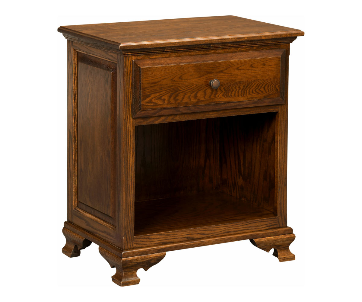 Americana 1 Drawer Open Nightstand | Dovetails Furniture