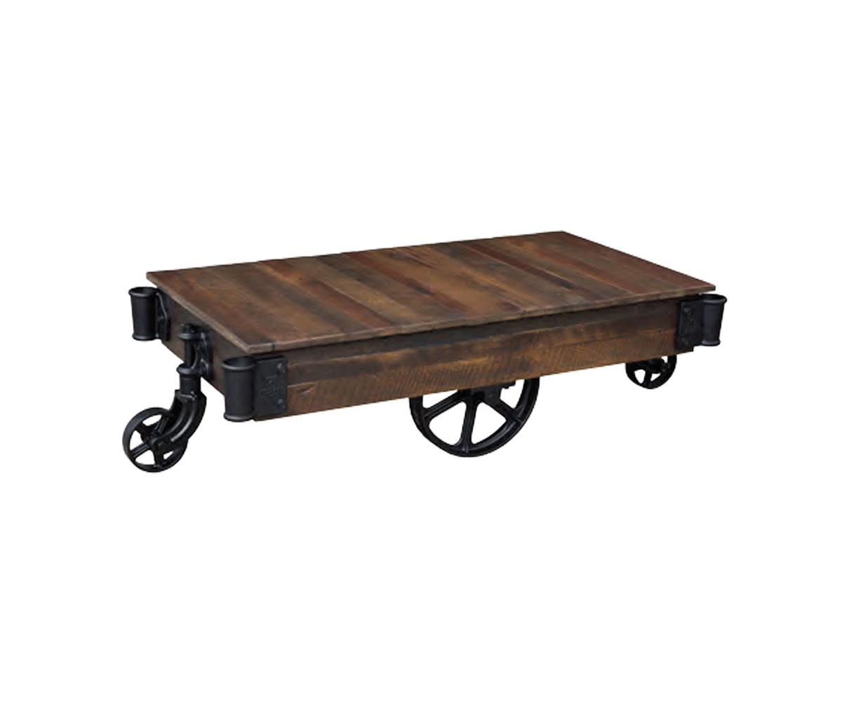 Urban Railroad Cart Coffee Table | Dovetails Furniture