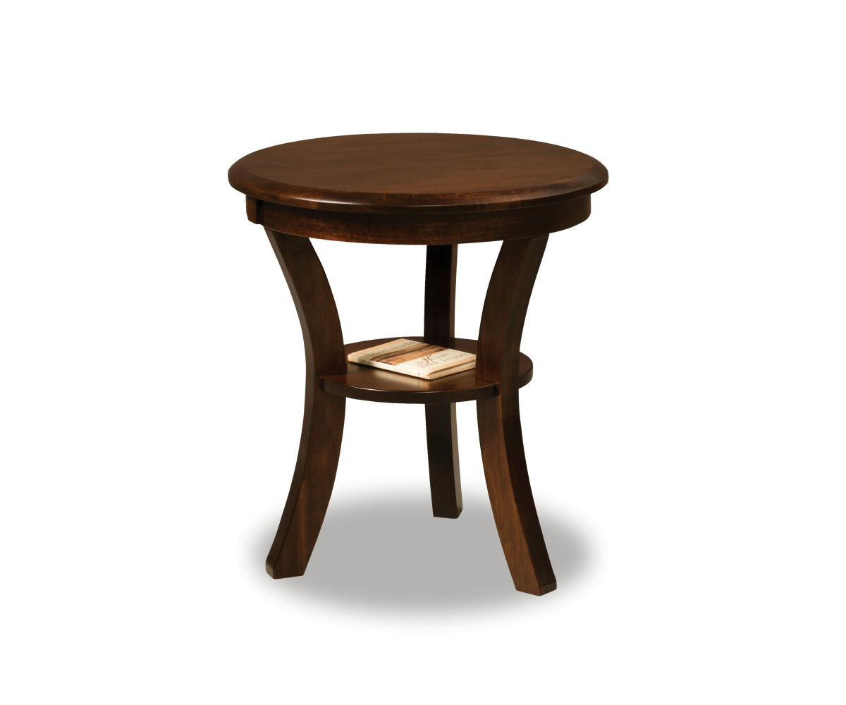 Sierra Round End Table | Dovetails Furniture